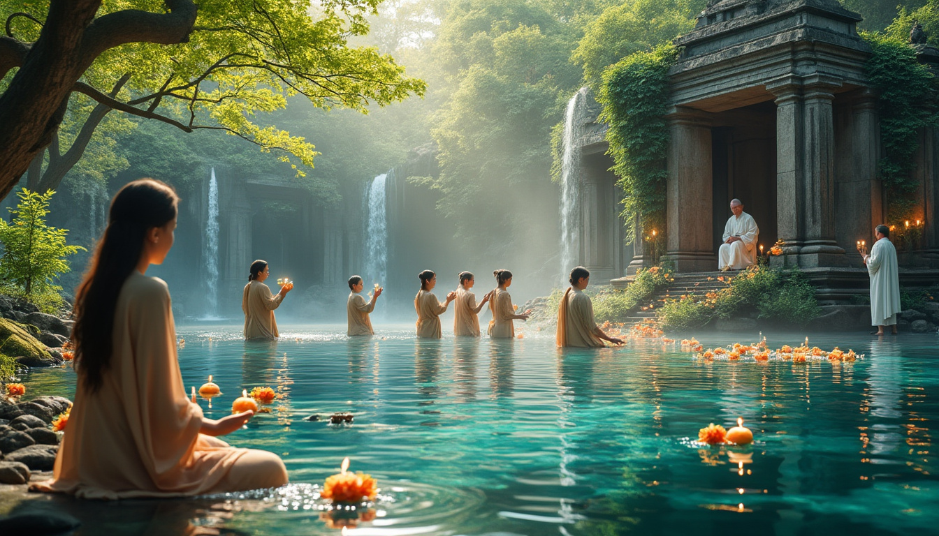 L’eau sacrée : Essence et puissances des rituels spirituels